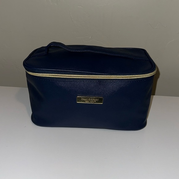 Isaac Mizrahi | Bags | Isaac Mizrahi New York Blue Cosmetic Train Case Nwt | Poshmark